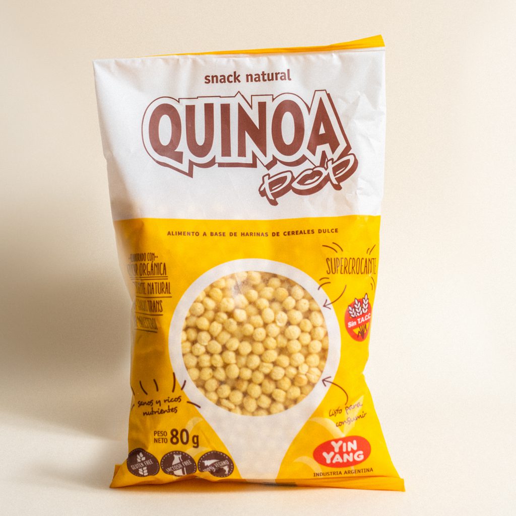QUINOA POP YING YANG X80GR – Queen Energía Saludable