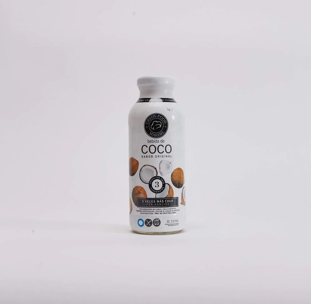 LECHE DE COCO SABOR ORIGINAL GREEN FOOD MAKERS X330ML - Queen Energía ...