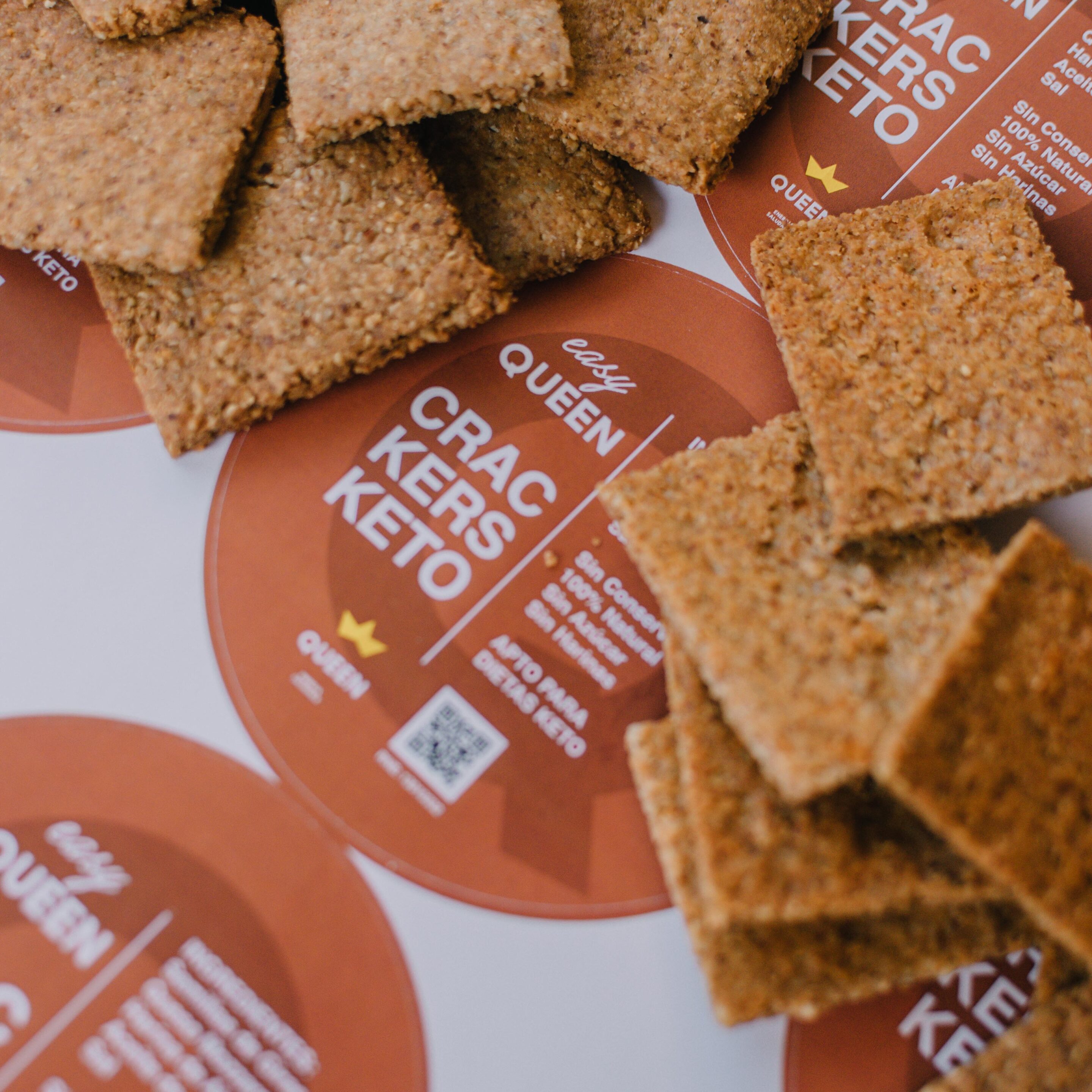 CRACKERS KETO QUEEN X100GR – Queen Energía Saludable