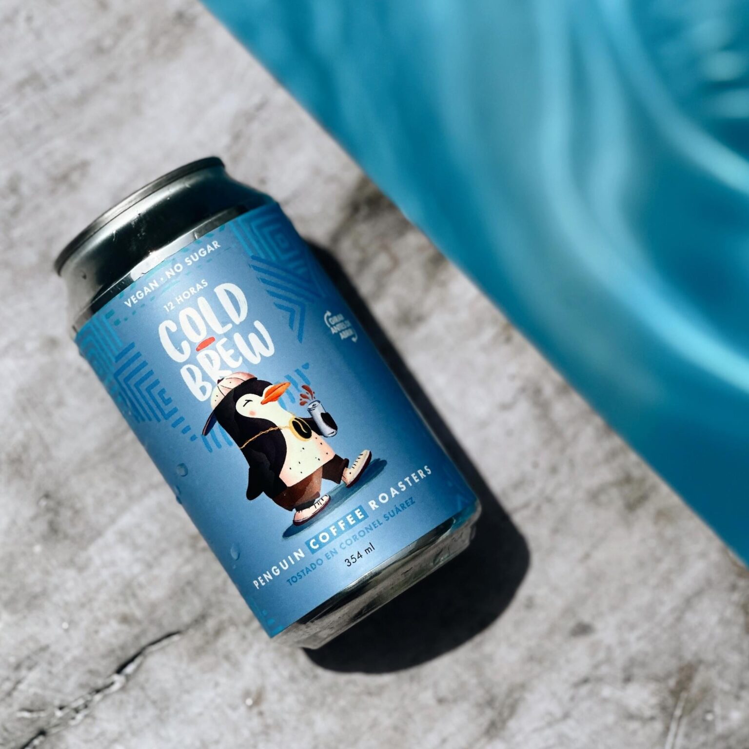 CAFE FRIO COLD BREW SIN AZUCAR X354ML - PENGUIN - Queen Energía Saludable